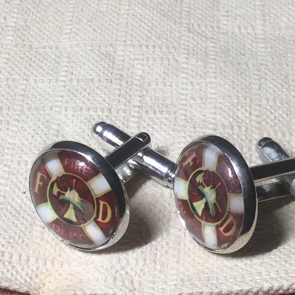 Accessories | Fire Department Firefighter Cufflinks | Poshmark